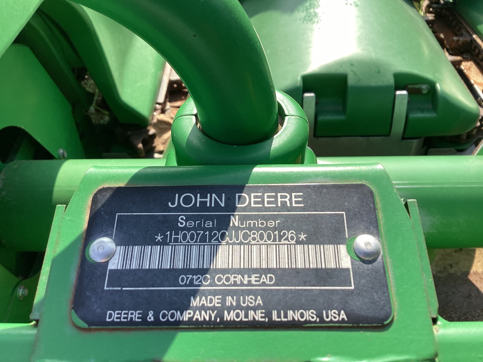 2018 John Deere 712C - Goldman Equipment